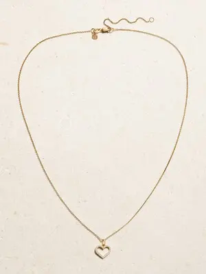 SYDNEY EVAN Open Heart Diamond Necklace