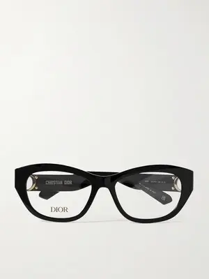 Dior 30montaigne0 B1i Oval-frame Optical Glasses - Black