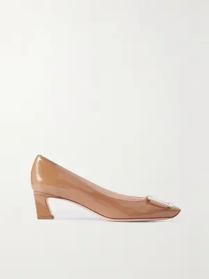 ROGER VIVIER Trompette 45 Patent-leather Pumps