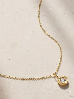 SYDNEY EVAN 14-karat Diamond Pendant Necklace - Gold