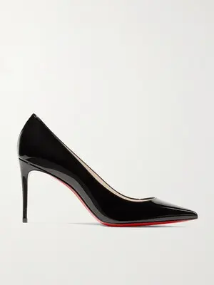 CHRISTIAN LOUBOUTIN Kate 85 Patent-leather Pumps - Black