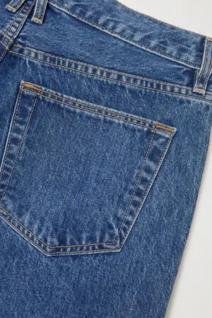 SLVRLAKE Net Sustain Mica Low-rise Wide-leg Jeans - Blue