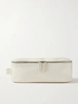 Brunello Cucinelli Textured Leather Cosmetic Case