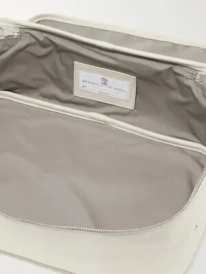 Brunello Cucinelli Textured Leather Cosmetic Case