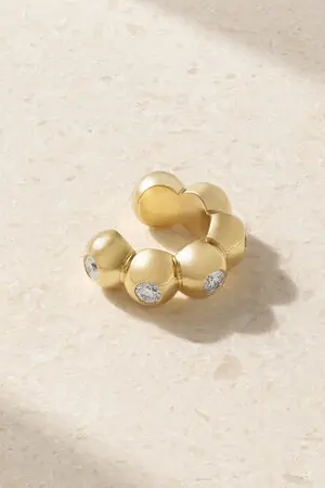 Melissa Kaye Audrey 18-karat Diamond Ear Cuff