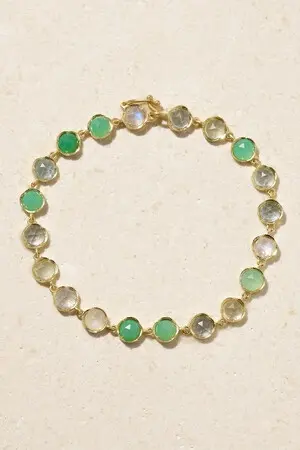 Irene Neuwirth 18-karat Gold Multi-stone Bracelet - Green