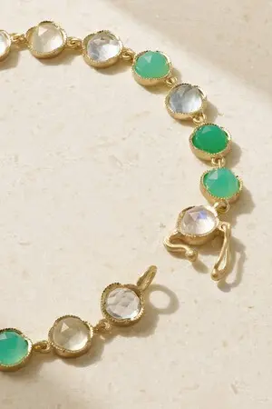 Irene Neuwirth 18-karat Gold Multi-stone Bracelet