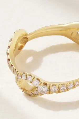 Melissa Kaye Lola Needle Small 18-karat Diamond Ring
