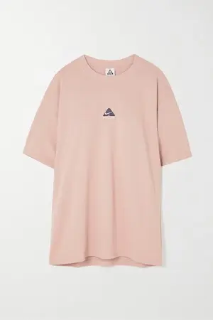 Nike Embroidered Cotton-jersey T-shirt