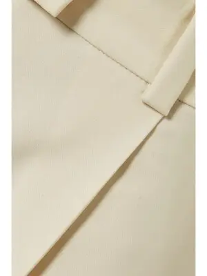 Another Tomorrow Pleated Merino Wool-twill Wide-leg Trousers