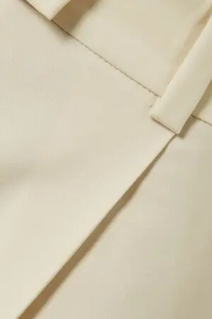 Another Tomorrow Pleated Merino Wool-twill Wide-leg Trousers