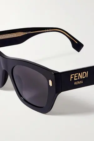Fendi Roma D-frame Sunglasses - Black