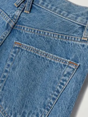 SLVRLAKE Grace Mid-rise Wide-leg Jeans - Blue