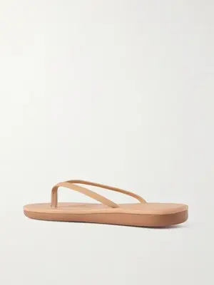 ANCIENT GREEK SANDALS Saionara Leather Flip Flops - Brown