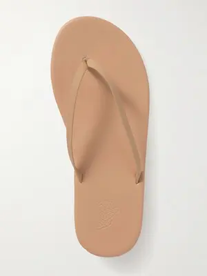 ANCIENT GREEK SANDALS Saionara Leather Flip Flops - Brown