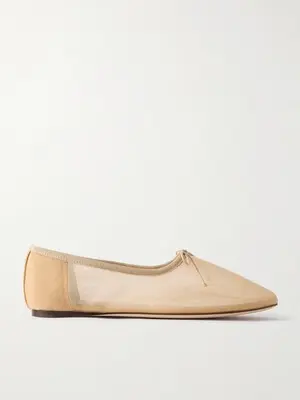 LOEFFLER RANDALL Landon Bow-embellished Ballet Flats