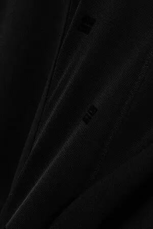Givenchy Flocked Tulle-trimmed Crepe Gown