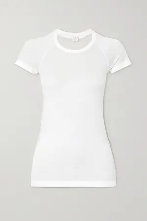 Lululemon Swiftly Tech 2.0 Striped Stretch T-shirt - White