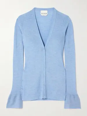 Sasuphi Ribbed Cashmere And Silk-blend Cardigan