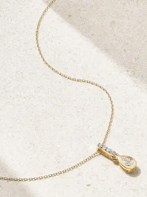 Mateo 14-karat Diamond Necklace - Gold