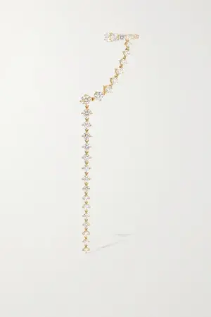Melissa Kaye Sadie Drop 18-karat Diamond Single Earring - Gold