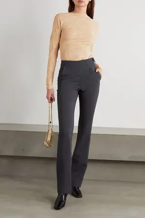 Ioannes Open-back Paneled Printed Stretch-jersey Top