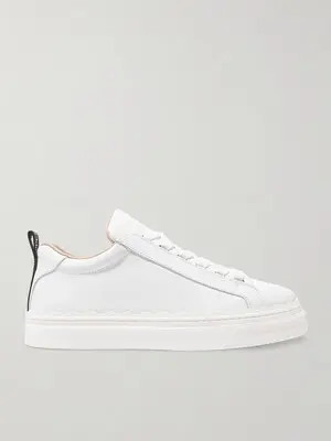 Chloé Net Sustain Lauren Leather Sneakers