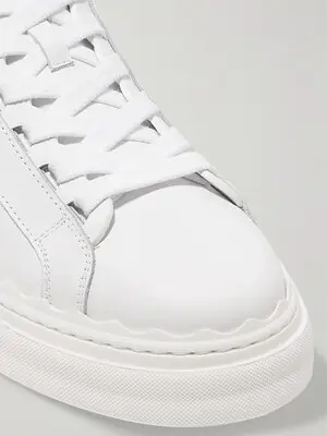 Chloé Net Sustain Lauren Leather Sneakers