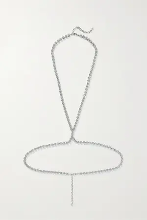 LELET NY Tone Swarovski Crystal Body Chain