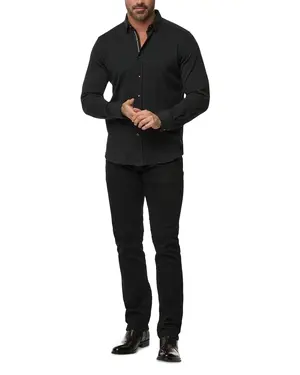 Robert Graham Hammond Button Down Textured Shirt - Black