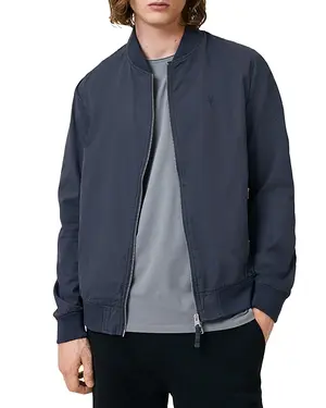 ALLSAINTS Bassett Bomber Jacket - Command Blue