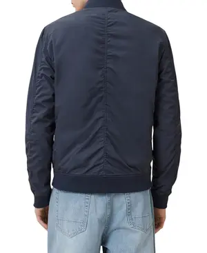 ALLSAINTS Bassett Bomber Jacket - Command Blue