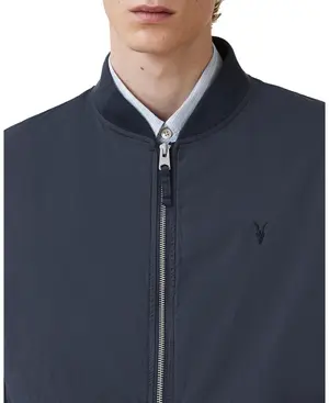 ALLSAINTS Bassett Bomber Jacket - Command Blue