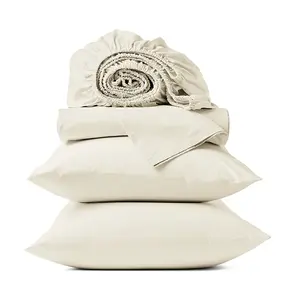 COYUCHI Refined Percale Sheet Set, King - Undyed