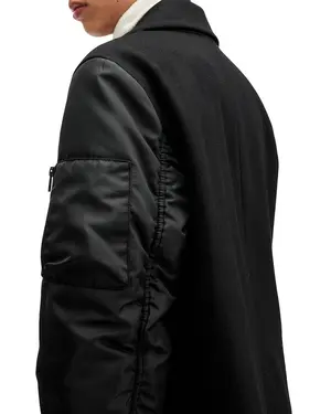 ALLSAINTS Paulah Oversized Coat - Black