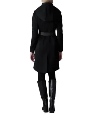 Mackage Shia 2-in-1 Wool Coat - Black