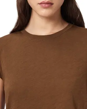 ALLSAINTS Anna Cotton Tee - Cognac Brown