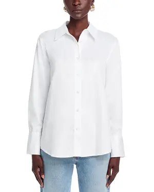 French Connection Alexis Cotton Shirt - Linen White