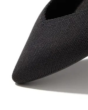 Rothy's The Point Ii Flats - Black