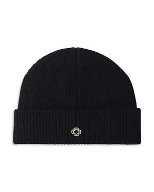 Maje Wool And Cashmere Beanie - Black