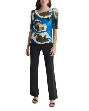 Dkny Puff Sleeve Top