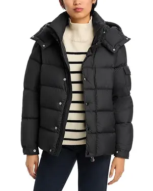 Women's Wool Puffer Jacket Coats
