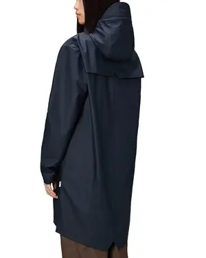 Rains Long Rain Jacket - Navy
