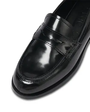 AeydĒ Oscar Penny Loafers - Black