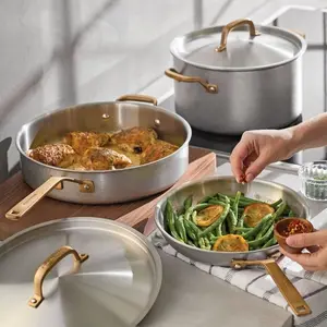 KITCHENAID Antique Finish 5 Ply Clad 10 Piece Cookware Set