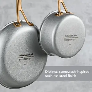 KITCHENAID Antique Finish 5 Ply Clad 10 Piece Cookware Set