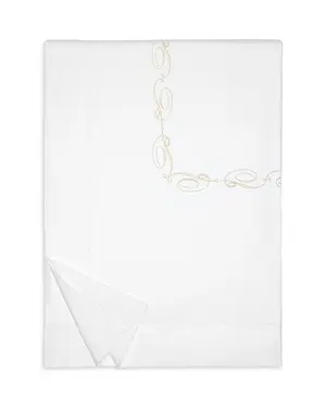 PRATESI Icona Flat Sheet, Twin - White/beige