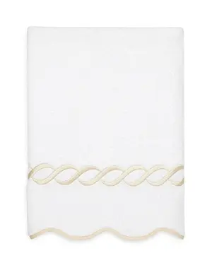 PRATESI Treccia Hand Towel - White/beige