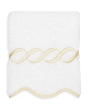 PRATESI Treccia Bath Towel - White/beige