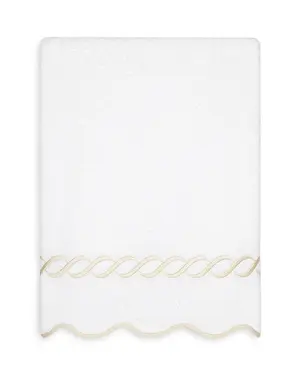 PRATESI Treccia Bath Sheet - White/beige